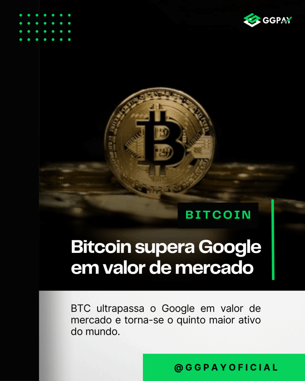 Bitcoin supera o Google em valor de mercado - GGPay
